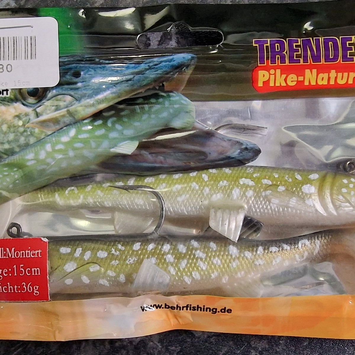 Trendex Natural Pike soft lure | Ocean Tackle Store | Shetland's Sea ...