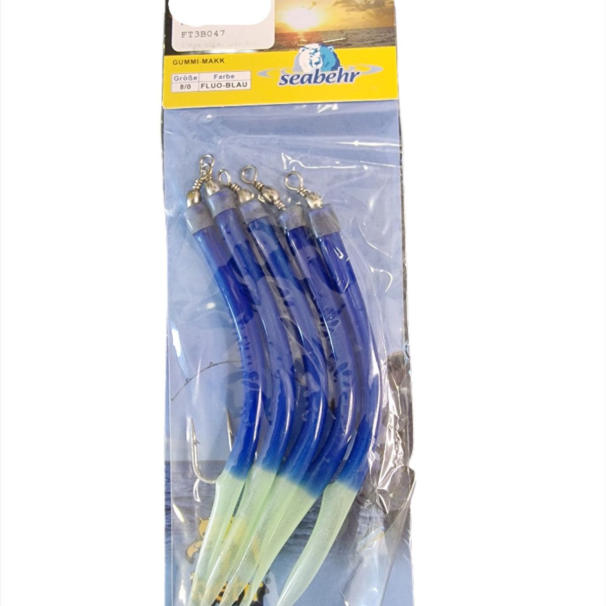 Gummi Makk Lure Blue / Luminous | Ocean Tackle Store | Shetland's Sea ...