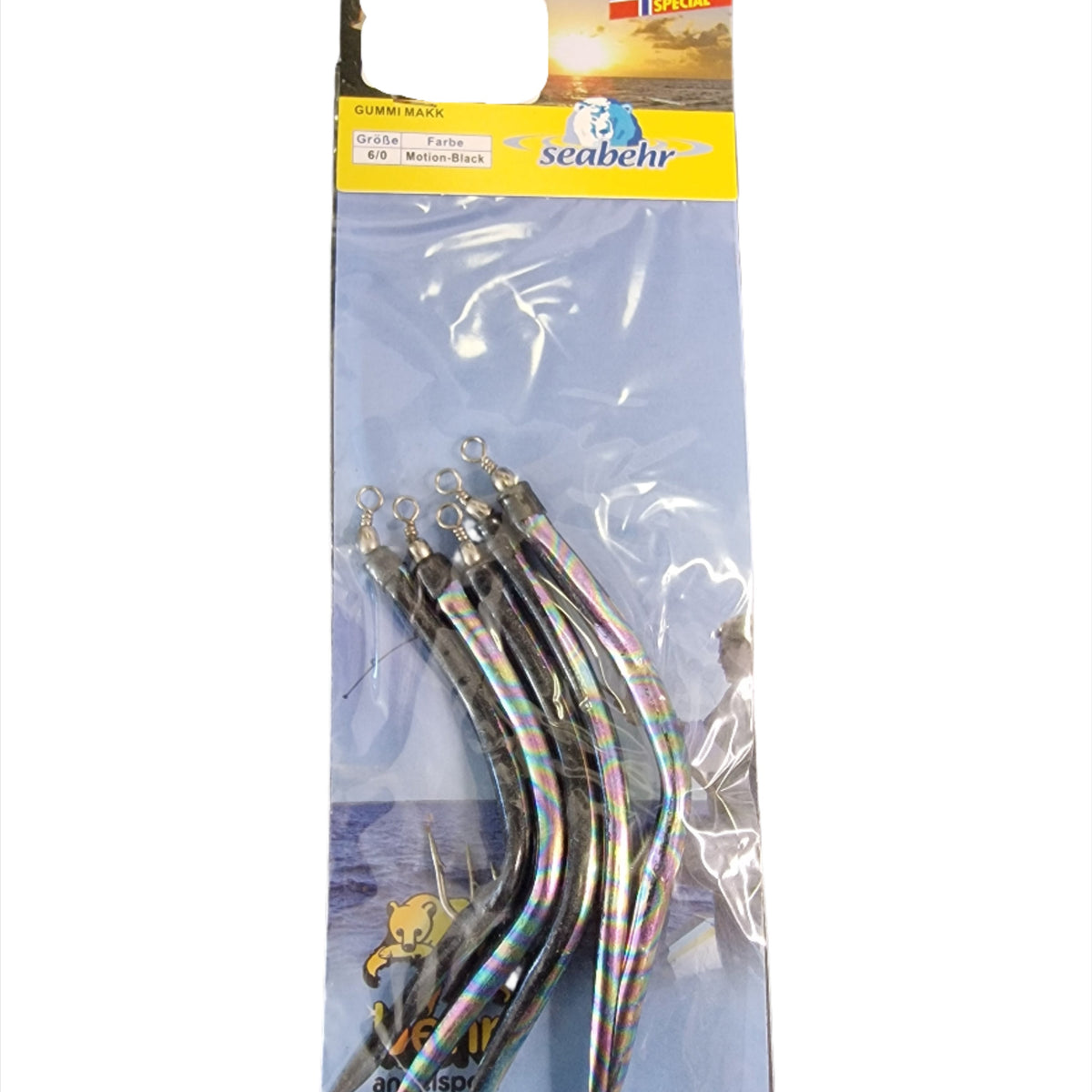 Gummi Makk Lure Black / Holographic | Ocean Tackle Store | Shetland's ...